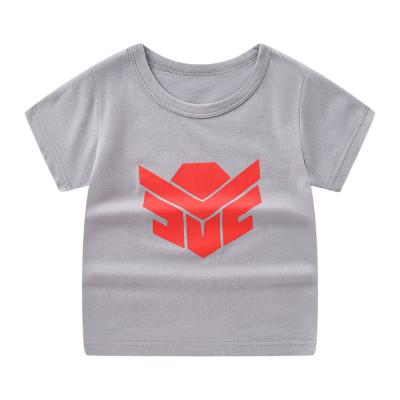 China Short Sleeve T-shirts Summer Cartoon Boys Girls Toddler Boys Clothing Kids Boutique Clothing for sale